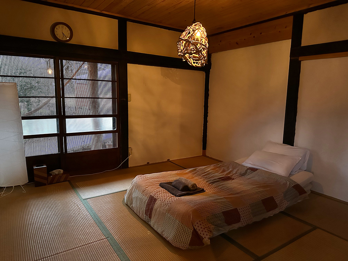 Let’s stay in a traditional farmhouse in the Japanese countryside ...